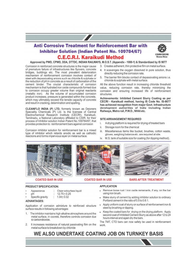 Literature For Inhibitor Solution | PDF