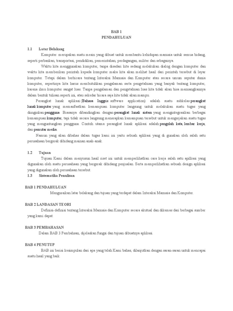 Contoh Presentasi Imk | PDF