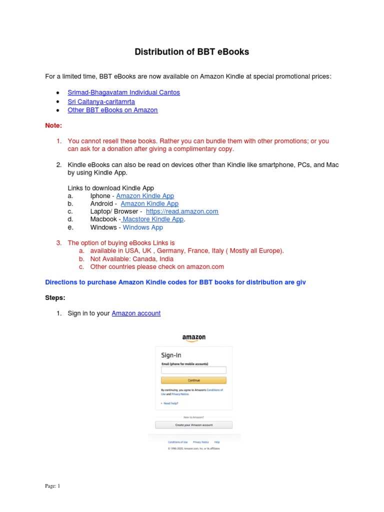Distribution of BBT Ebooks | PDF | Amazon Kindle | E Books