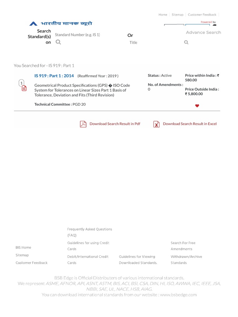 IS 919 Part 2 2014 | PDF