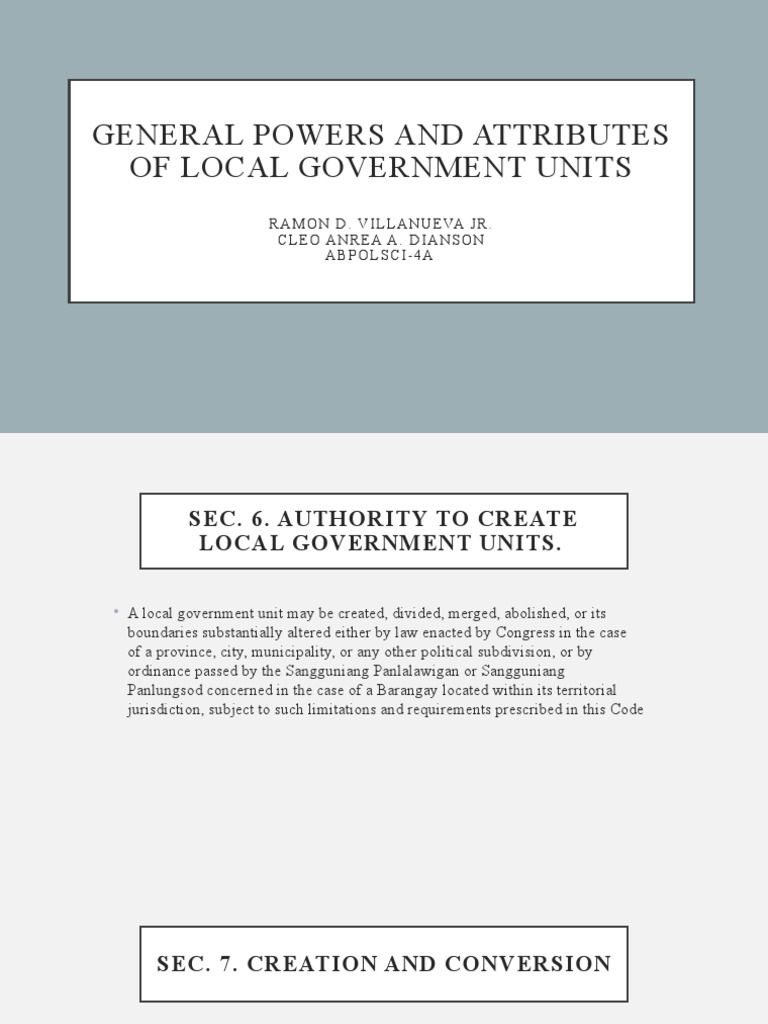 Local Government Code Report | PDF | Local Government | Eminent Domain