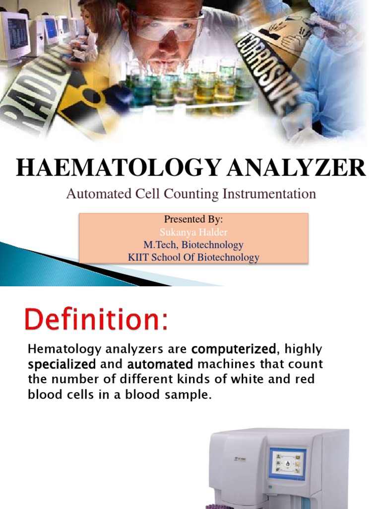 Haematology Analyzer: Automated Cell Counting Instrumentation | PDF ...