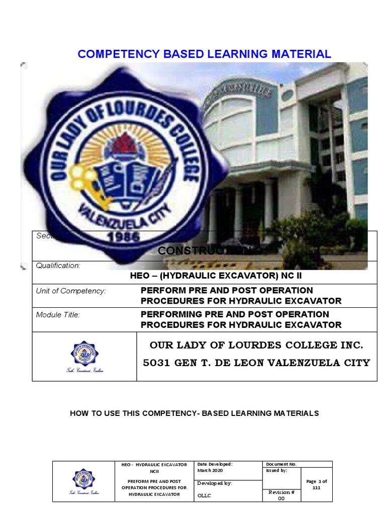 Cblm-Hydraulic Excavator | PDF | Motor Oil | Bearing (Mechanical)