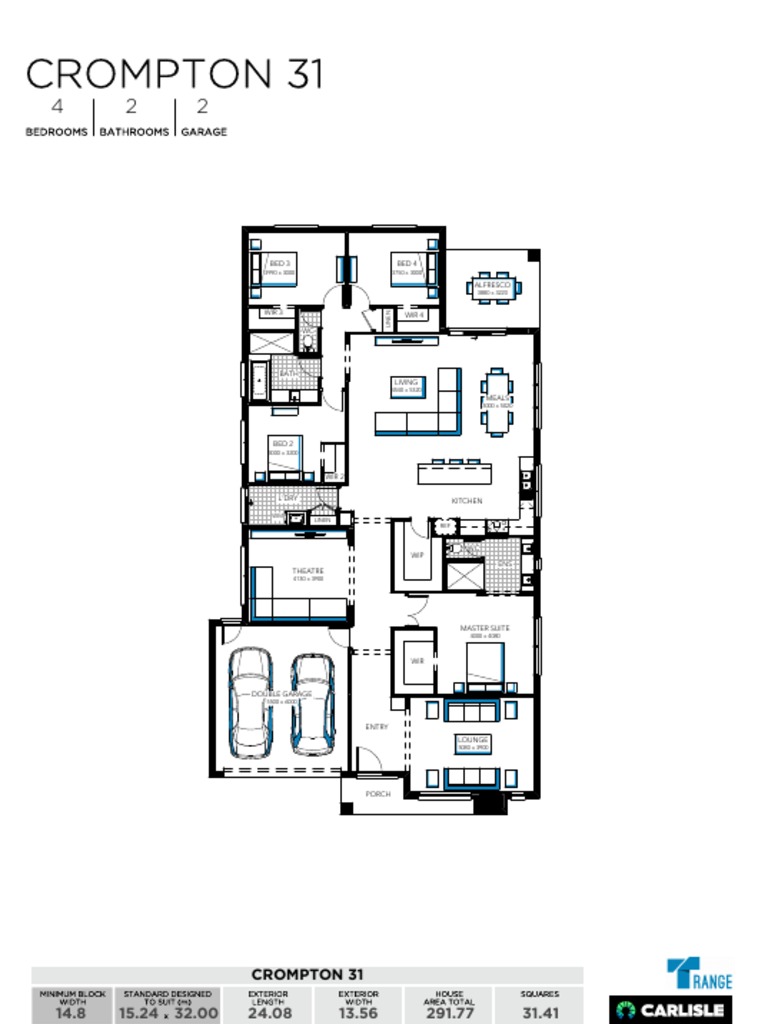 Crompton Brochure Plans v3 | PDF | Bedroom | Garage (Residential)