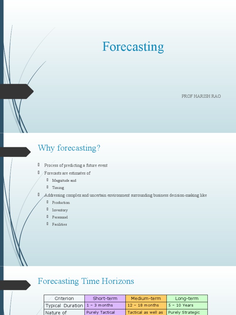 Session 10 - Forecasting | PDF | Forecasting | Regression Analysis