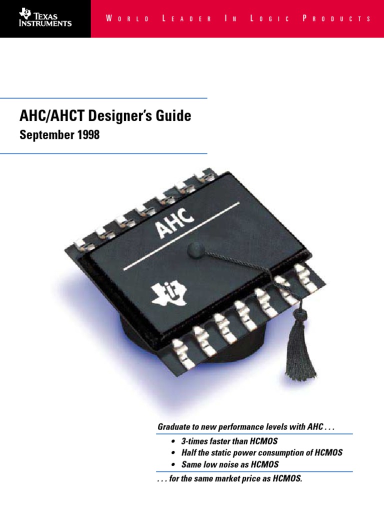 AHC/AHCT Designer's Guide: September 1998 | PDF | Field Effect ...