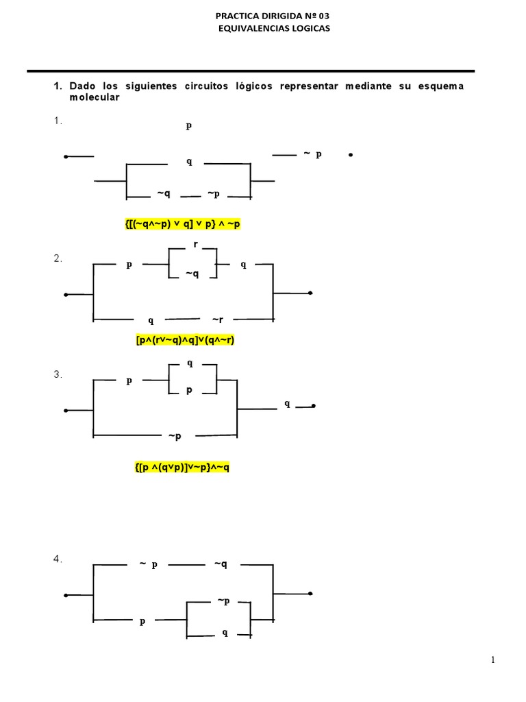 Practica 4 Circuitos Lógicos | Descargar gratis PDF | Proposición | Lógica