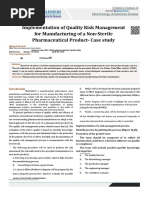 APIC Template For Report On Nitrosamine Risk Assessment-Final | PDF ...