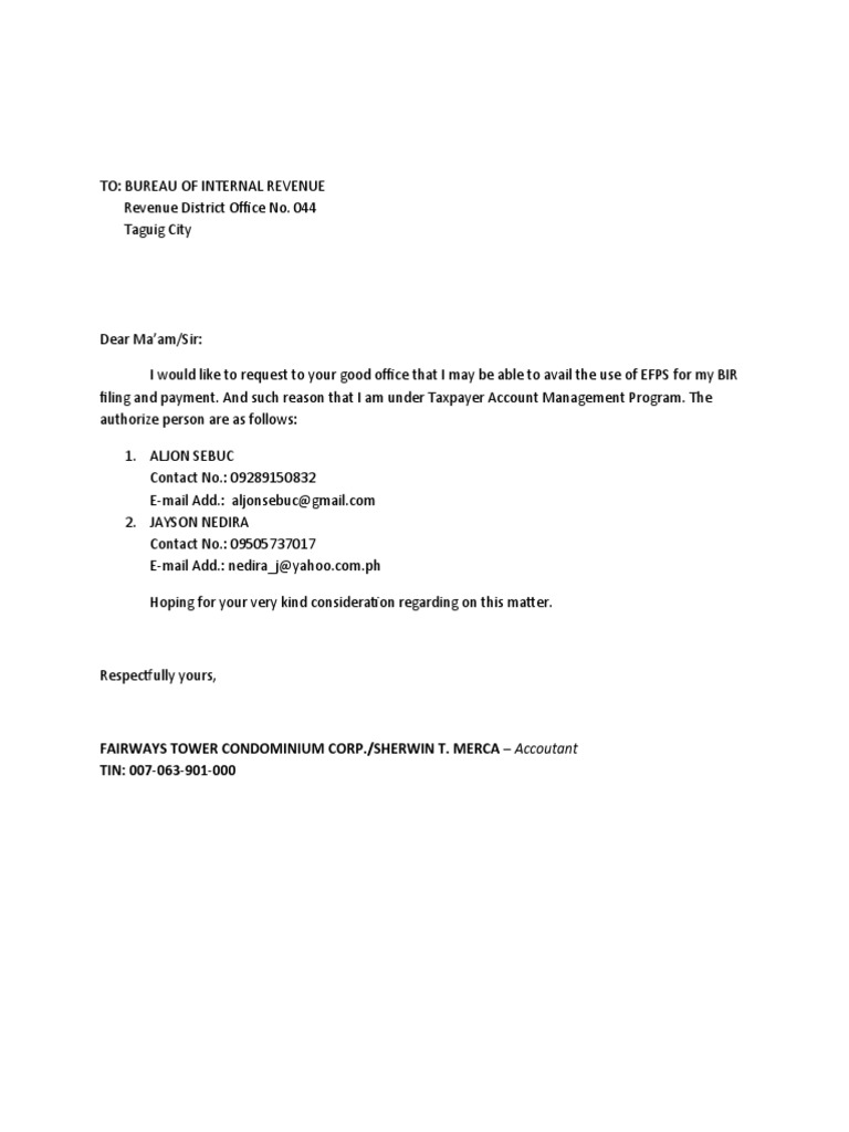 Efps Letter | PDF | Career & Growth | Finance & Money Management