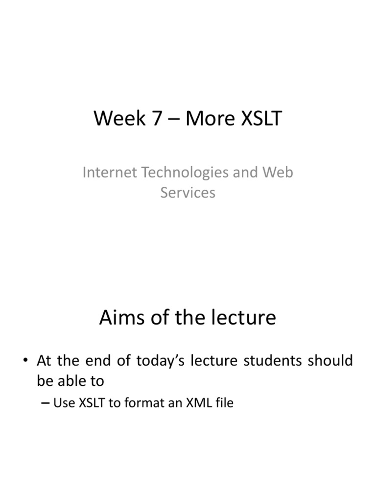 More On XSLT (Templates) | PDF | Xslt | Computer Data More On XSLT (Templates) | PDF | Xslt | Computer Data