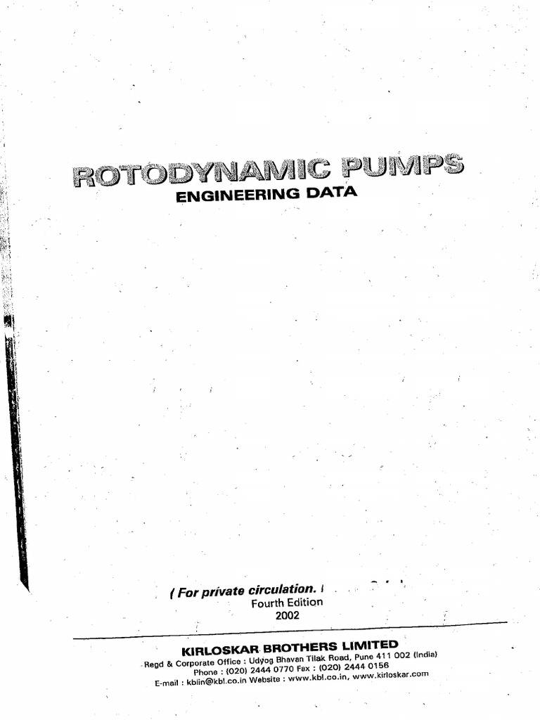 Rotodynamic Pump | PDF