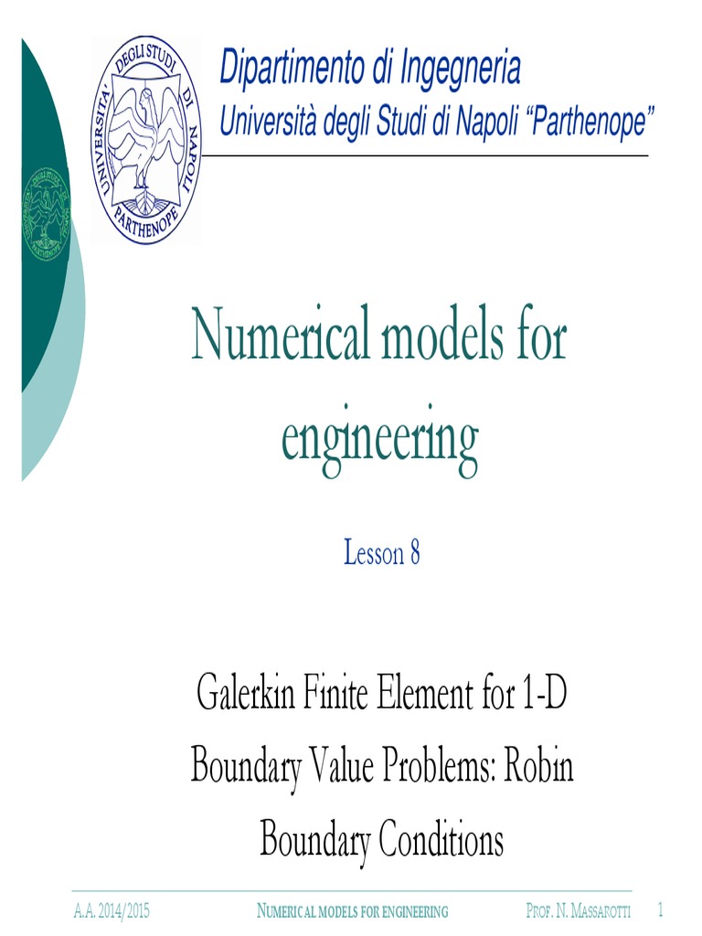 Lecture 8 FEM 1D BVP ImplementationBC | PDF | Finite Element Method | Ordinary Differential Equation
