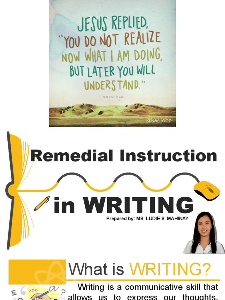 Strategies for Remedial Writing Instruction | PDF