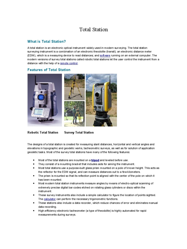 Total+Station | Surveying | Scientific Observation