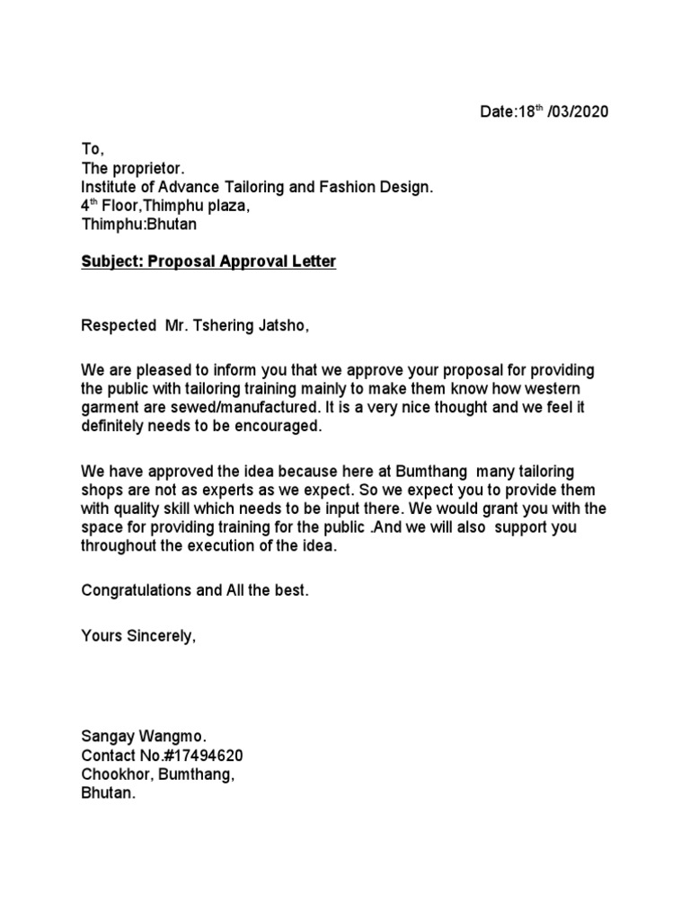 Approval Letter | PDF