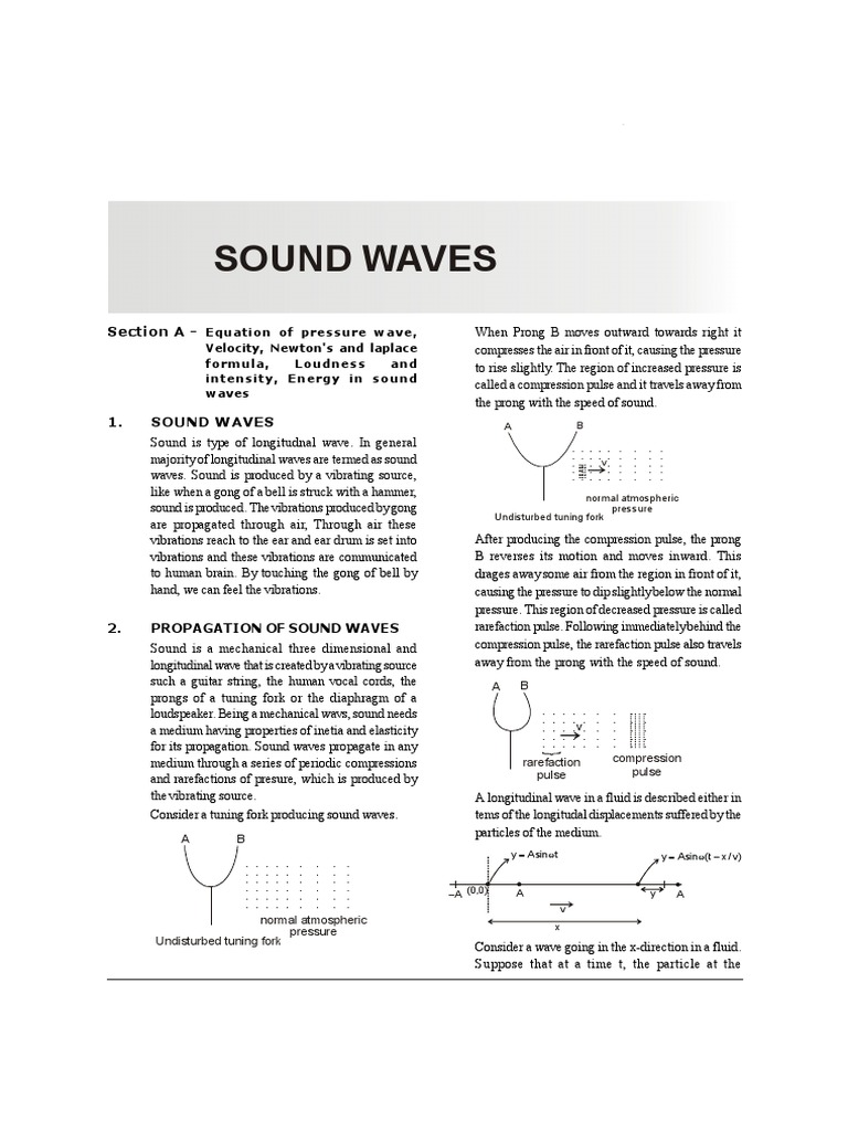 Sound Waves | PDF | Sound | Waves