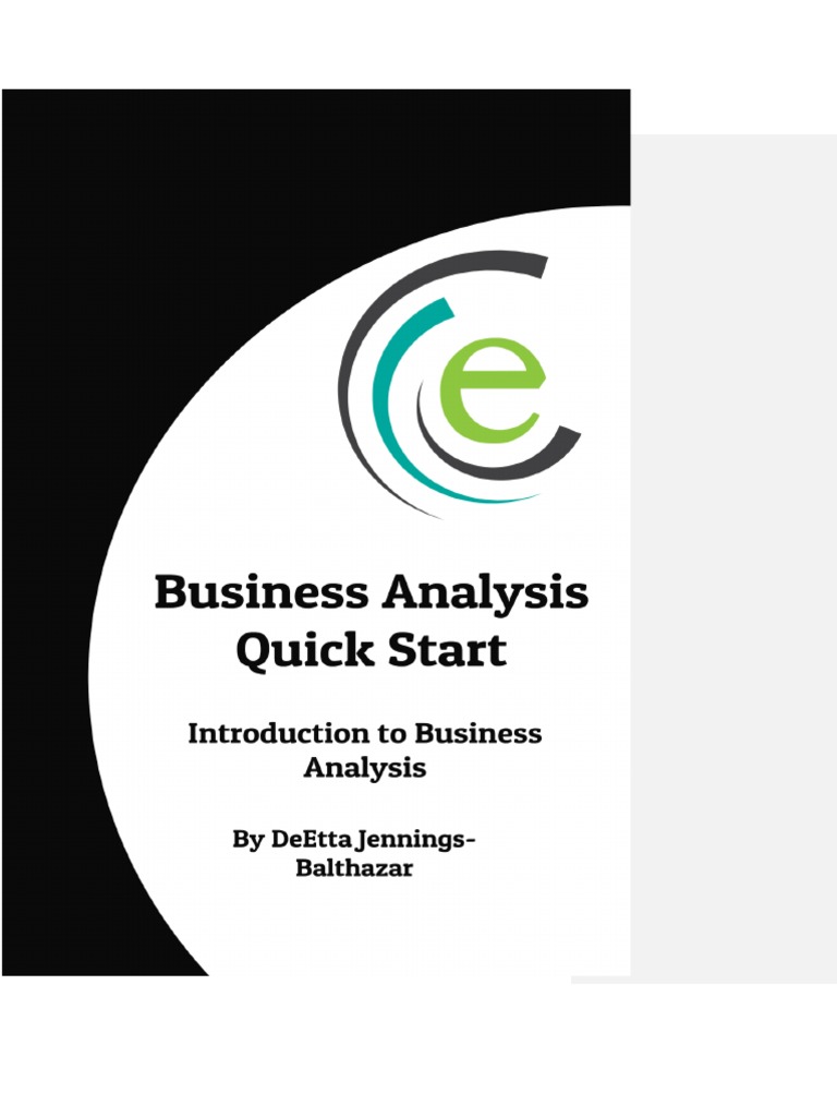 Introduction To Business Analysis | PDF