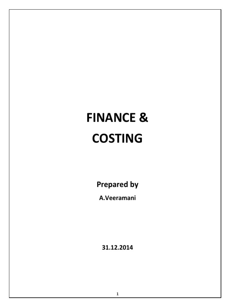 Short Notes On Finance | PDF | Debits And Credits | American Depositary ...