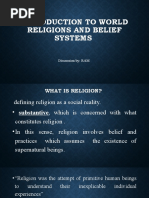Ninian Smart S Seven Dimensions of Religion | PDF | Philosophical Theories