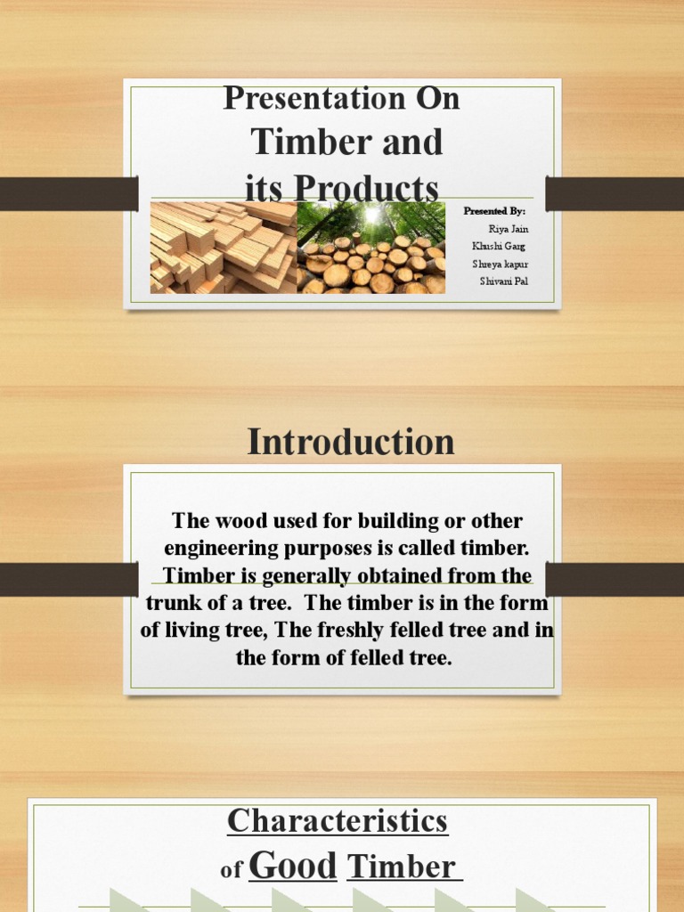 Wood and Wood Based Products | PDF | Lumber | Building Engineering