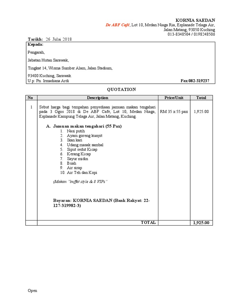 Quotation Forest August 2018 | PDF