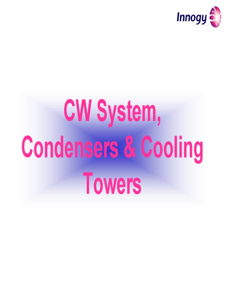 CCGT CW Systems Condensers and Cooling Towers | Download Free PDF ...