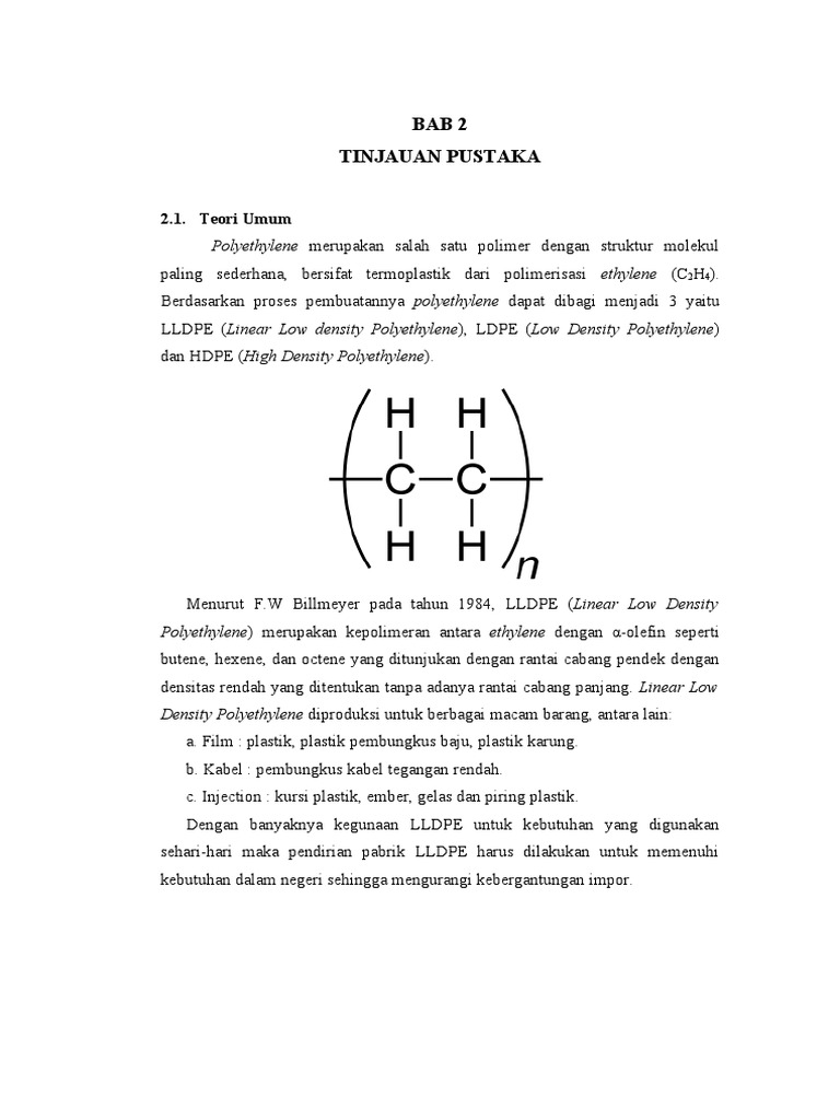Polyethylene Production Process | PDF