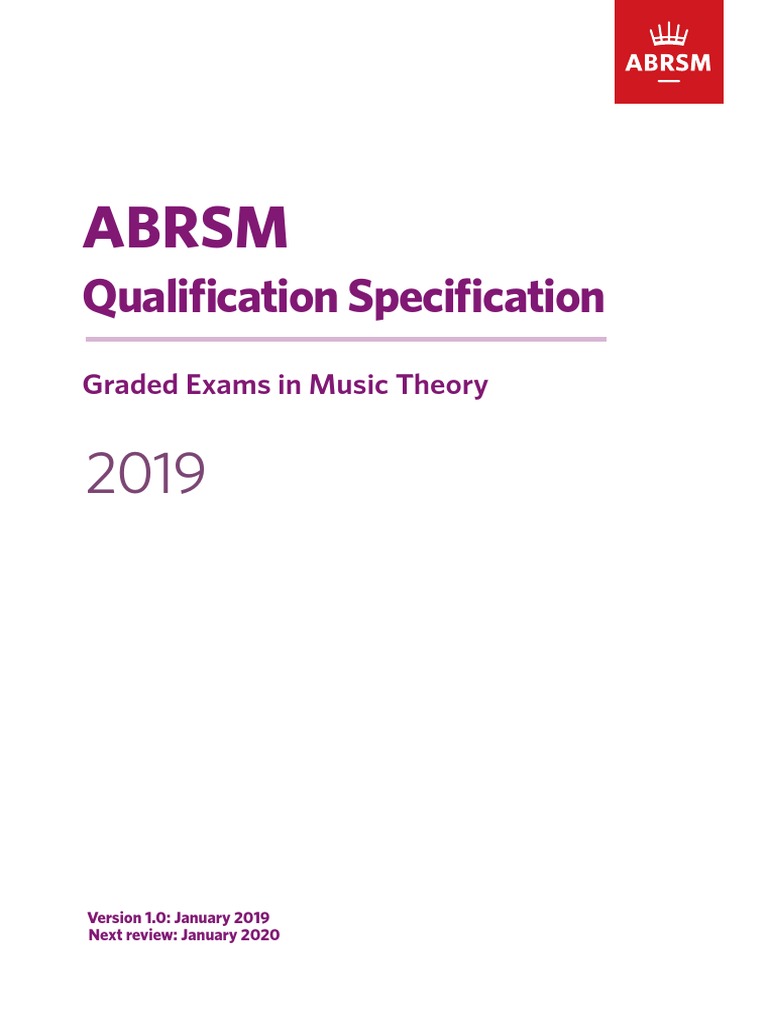 ABRSM Music Theory Exam Overview | PDF | Scale (Music) | Minor Scale