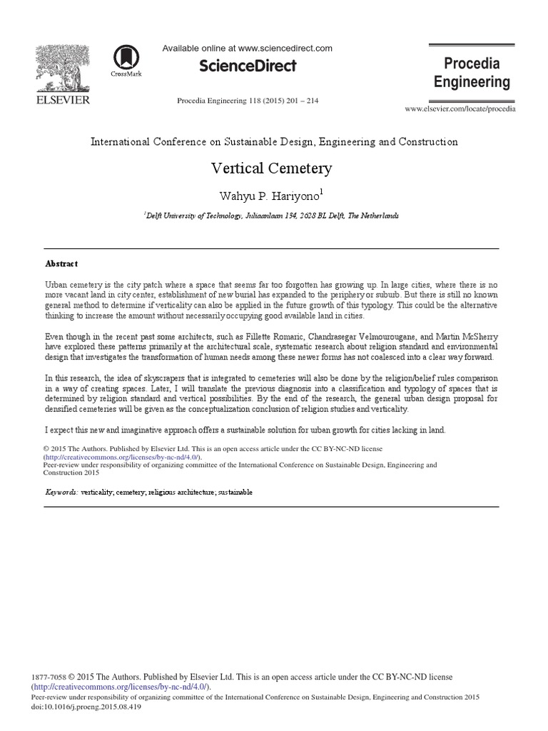 Vertical Cemetery PDF | PDF | Cremation | Burial