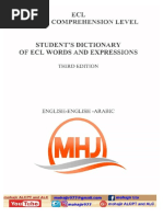 ECL - Vocabulary Exercises - 925 Questions | PDF | Meal