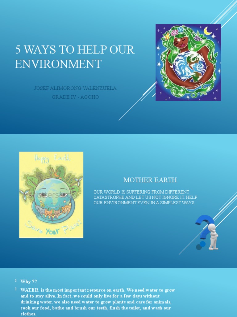 5 Simple Ways to Help the Environment | PDF