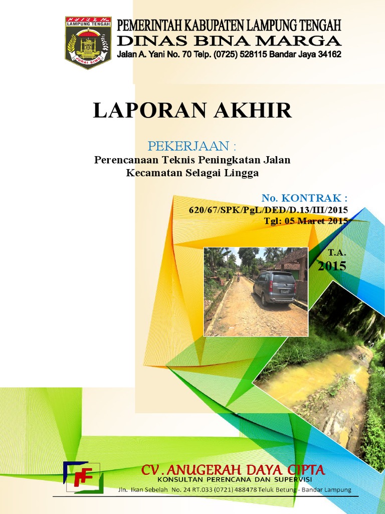 Cover Laporan Konsultan | PDF