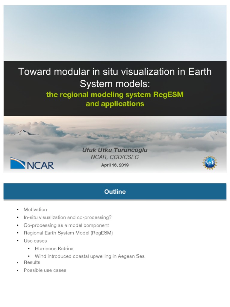 Toward Modular in Situ Visualization in Earth System Models: The ...