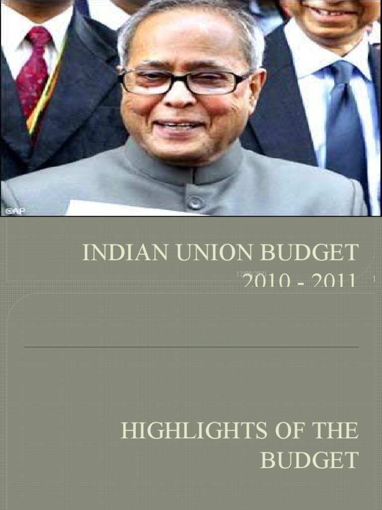 Indian Union Budget 2010 - 2011 | Download Free PDF | Investor | Taxes