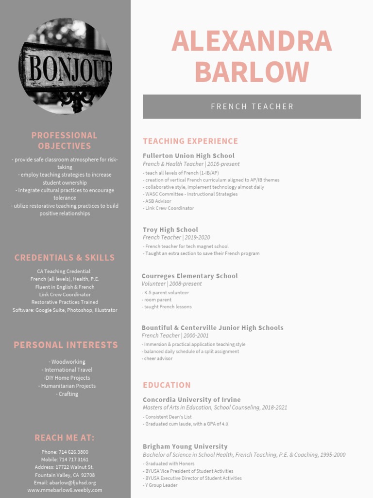 Induction Resume | PDF | Physical Education | Teachers