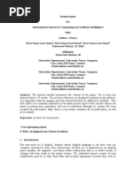 IEEE Project Report Structure | PDF | Biomarker | Machine Learning