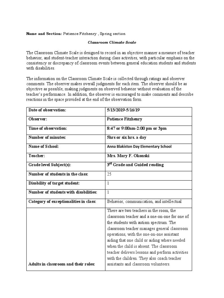CCS - Form EDEX 546 | PDF | Classroom | Teachers