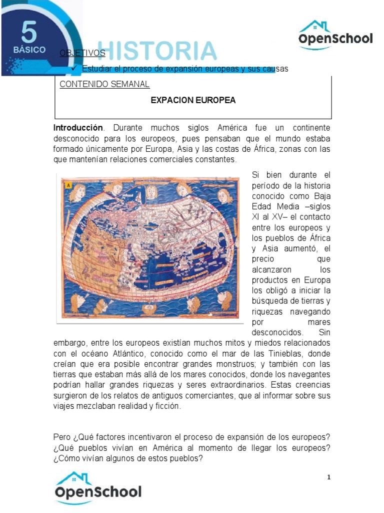 La expansión europea: Factores que incentivaron el proceso de exploración y descubrimiento de ...