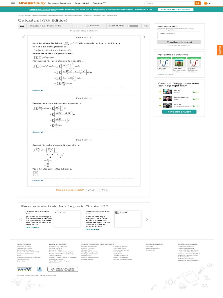 Calculus 8th Edition Answers Pdf