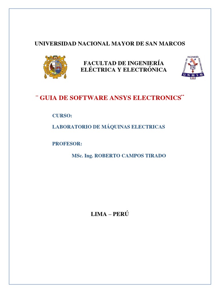Tutorial de Ansys Maxwell | PDF | Método de elementos finitos ...