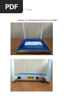 Manual de Configuracion de Ont Zte ZXHN F680 | PDF | LAN inalámbrico | Contraseña