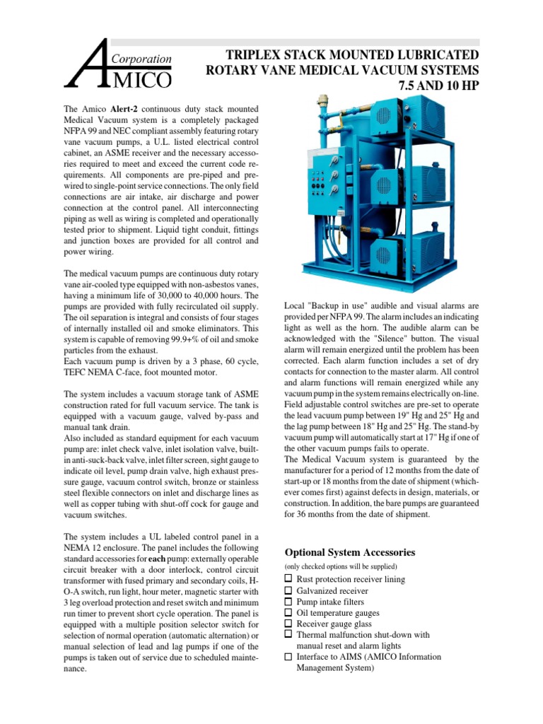 Triplex Systems 2 PDF | PDF | Vacuum | Pump