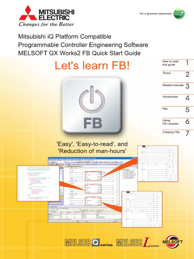 Mitsubishi Iq Platform Compatible Programmable Controller Engineering Software 3629 PDF | PDF ...