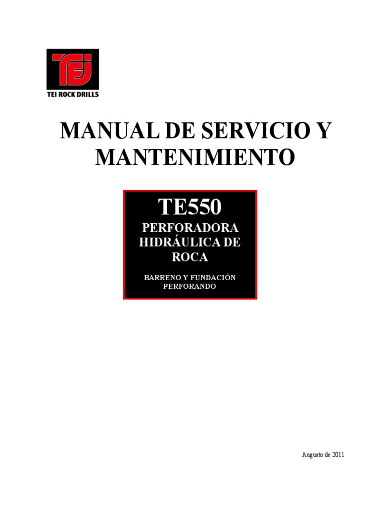 TE550 Español | PDF | Acero | Ingeniería mecánica
