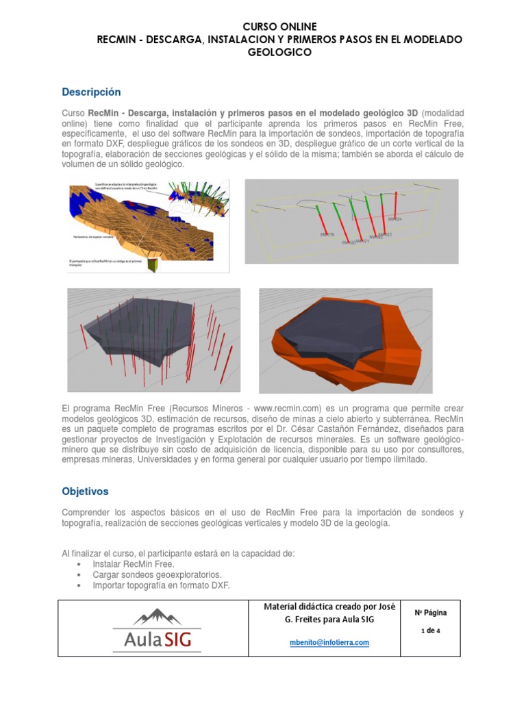 Curso - RecMin - Descarga - Instalacion - y - Primeros - Pasos - en ...