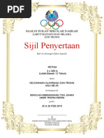 Sijil Penghargaan (Ajk) | PDF