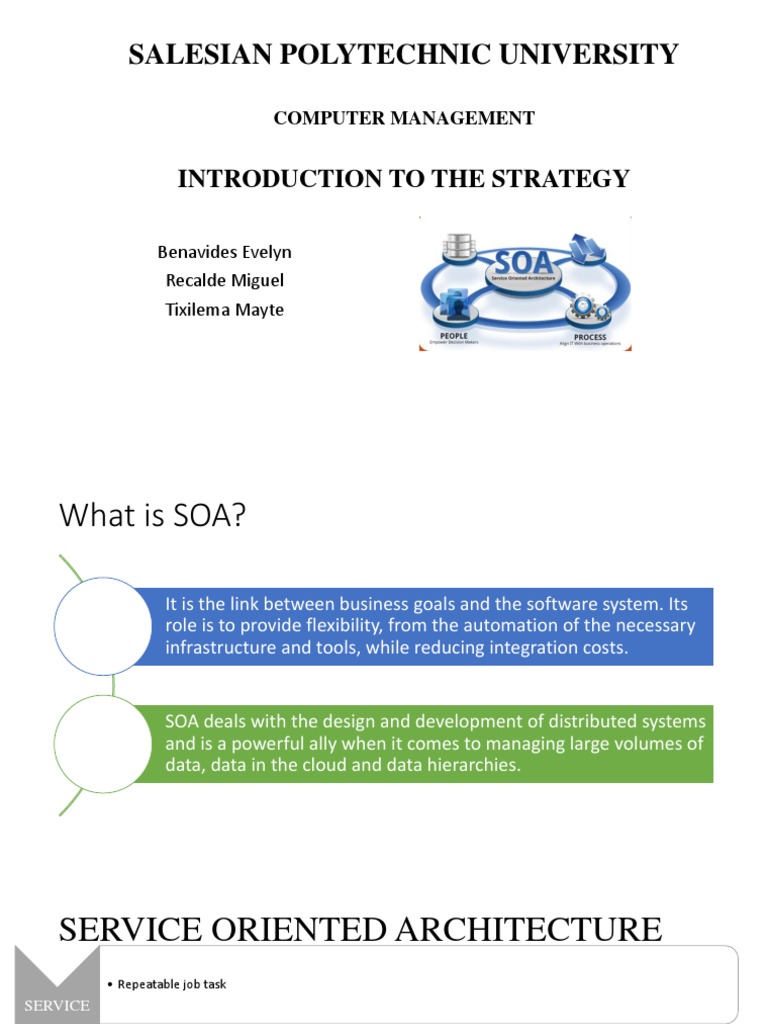 Salesian Polytechnic University: Introduction To The Strategy | PDF ...