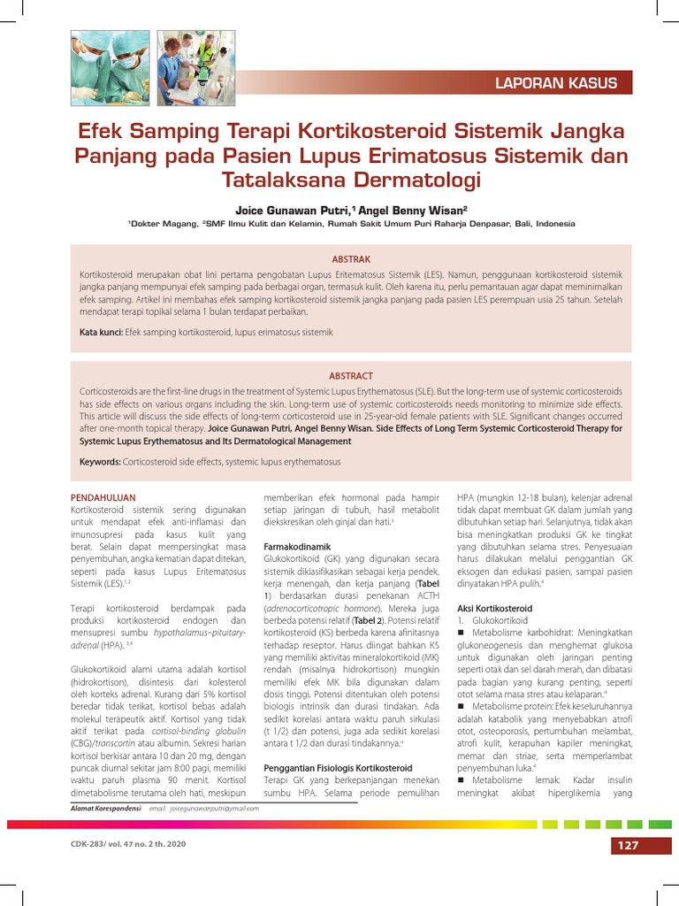 Efek Samping Kortikosteroid pada Lupus | PDF | Pengembangan Diri | Kesehatan Holistik