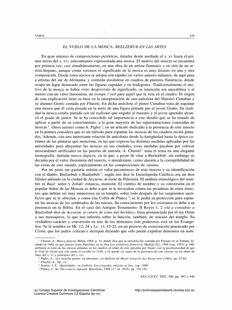 La Mosca | PDF | Pinturas | Diablo