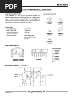 Low Cost JFET Input Operational Amplifiers ADTL082/ADTL084: Features ...
